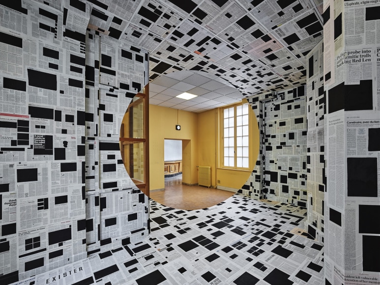 Georges Rousse’s art photography - Anamorphic optical illusions