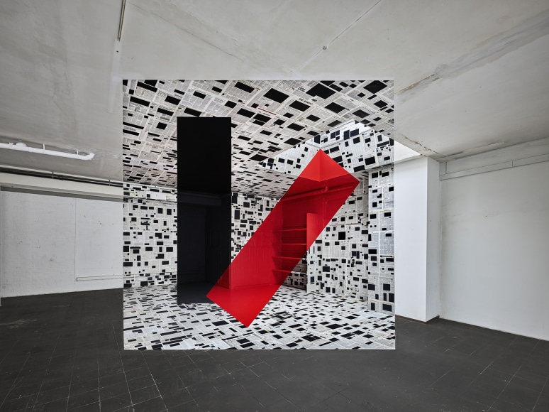 Georges Rousse’s art photography - Anamorphic optical illusions