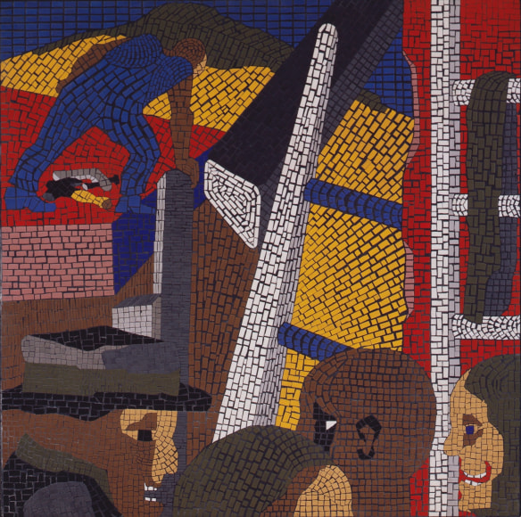Jacob Lawrence: Builders - - Exhibitions - DC Moore Gallery