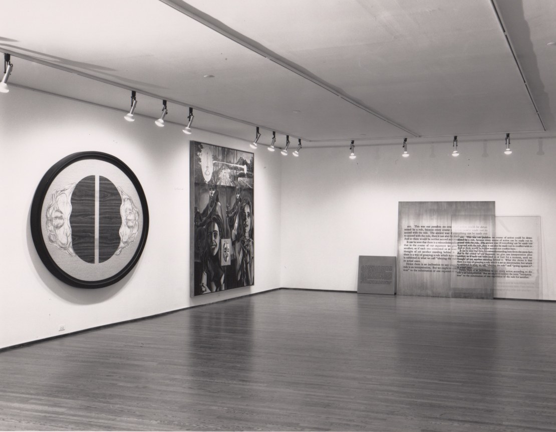 Group Exhibition - Richard Artschwager, Jasper Johns, Joseph Kosuth ...