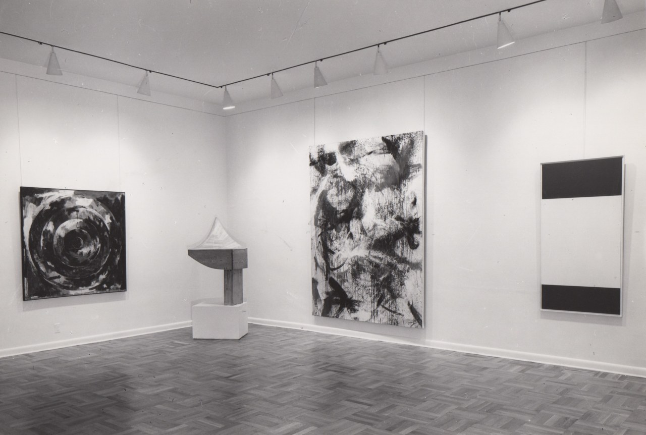 Opening Exhibition of the New Gallery; Bluhm, Brach, Daphnis, Johns ...