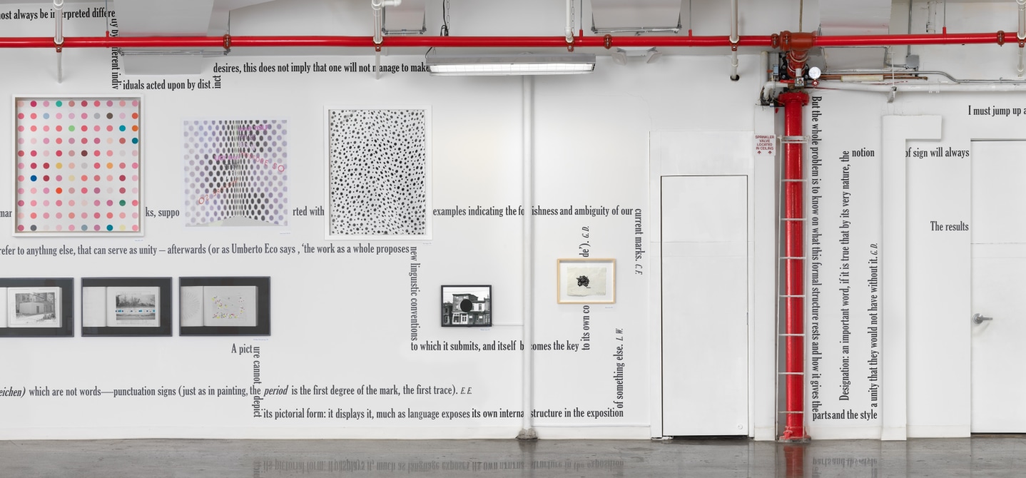 'Dot, Point, Period' - a Curated Installation by Joseph Kosuth ...