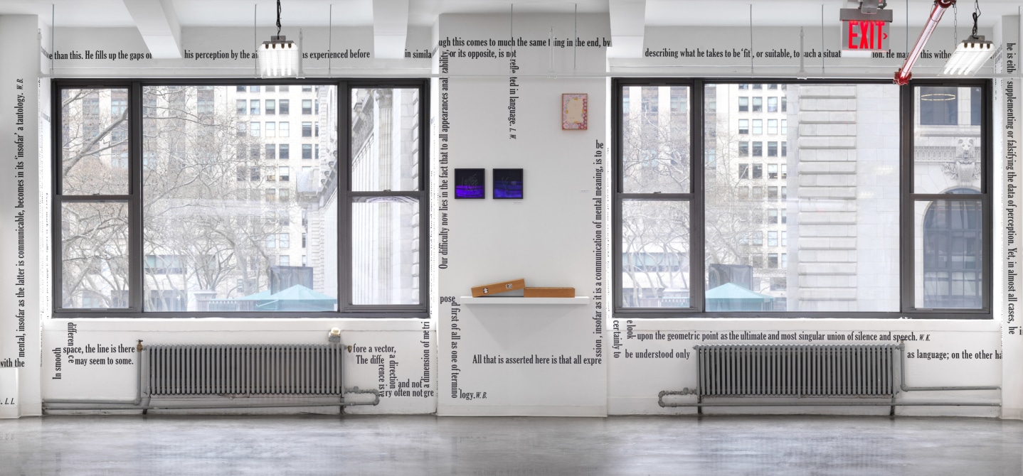 'Dot, Point, Period' - a Curated Installation by Joseph Kosuth ...