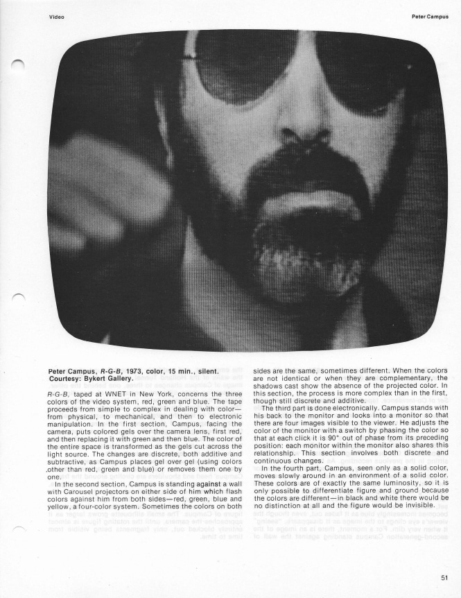 Castelli / Sonnabend Videotapes and Films - - Exhibitions - Castelli ...