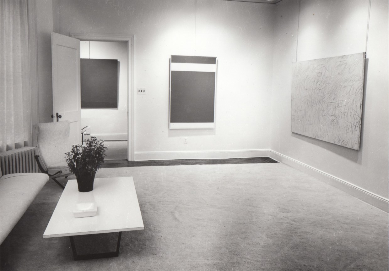 Opening Exhibition of the New Gallery; Bluhm, Brach, Daphnis, Johns ...