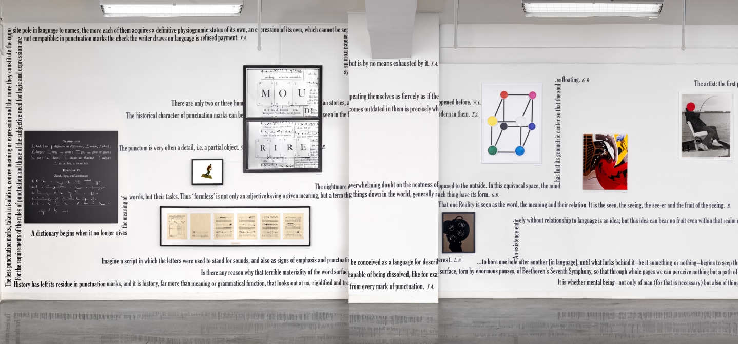 'Dot, Point, Period' - a Curated Installation by Joseph Kosuth ...
