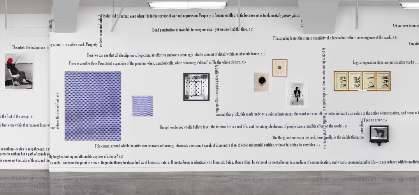 'Dot, Point, Period' - a Curated Installation by Joseph Kosuth ...