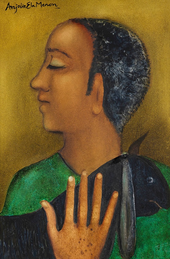 Anjolie Ela Menon - By the River - Exhibitions - Aicon Art