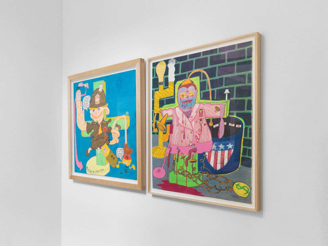 Peter Saul: Early Works on Paper (1957-1965) - 120 East 65th Street - Exhibitions - Venus Over ...