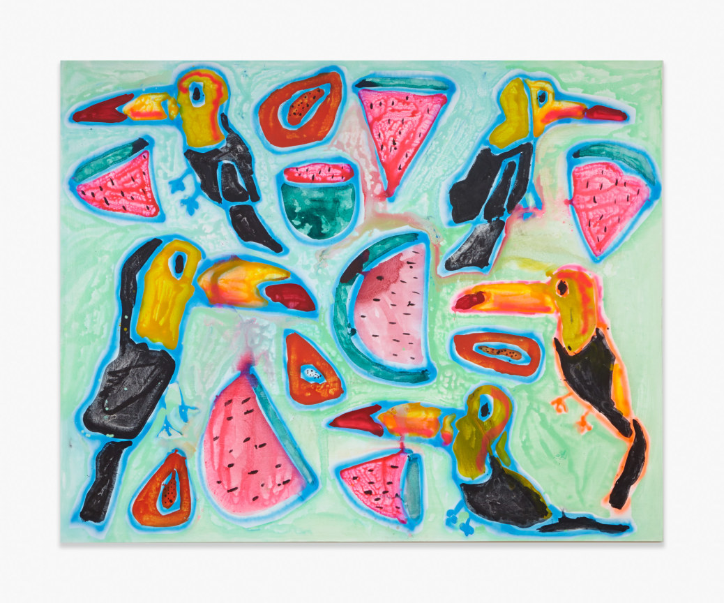 Katherine Bernhardt - Pablo and Efrain - Exhibitions - Venus Over Manhattan