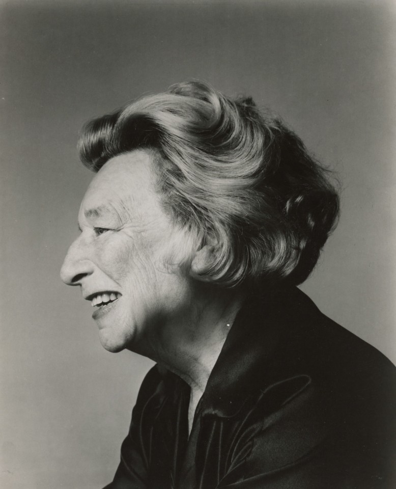LILLIAN HELLMAN BY RICHARD AVEDON, C. 1969 - Silver Gelatin Print ...