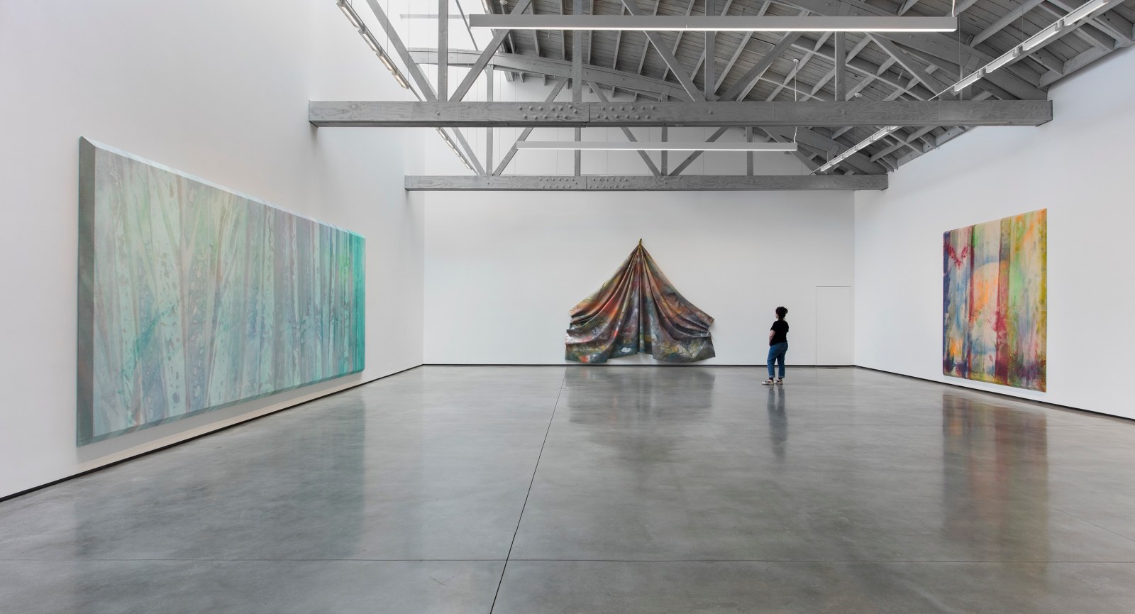 Sam Gilliam - Green April - Exhibitions - David Kordansky Gallery