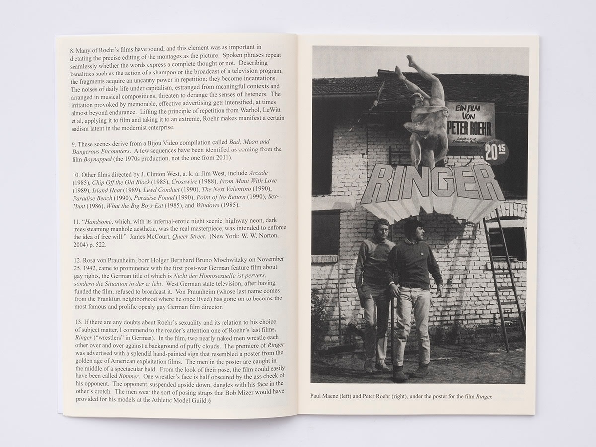 William E. Jones - Roehr, Warhol, Rocco, Lynde - 出版物 - David Kordansky ...