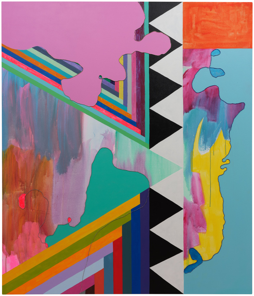 Sarah Cain "Quiet Riot" - - Exhibitions - Anthony Meier