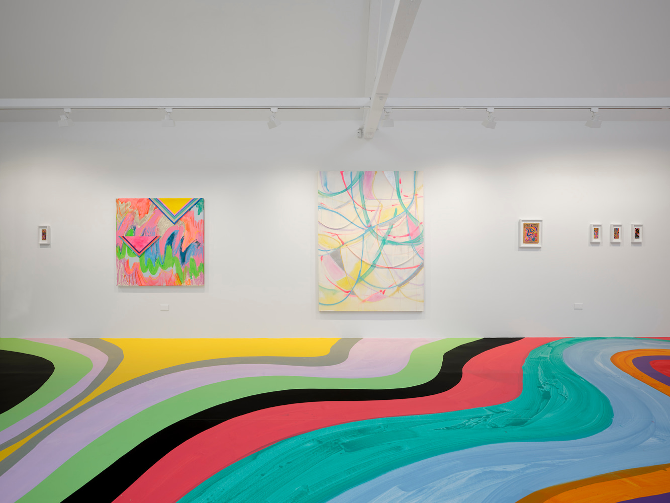 Sarah Cain "Quiet Riot" - - Exhibitions - Anthony Meier