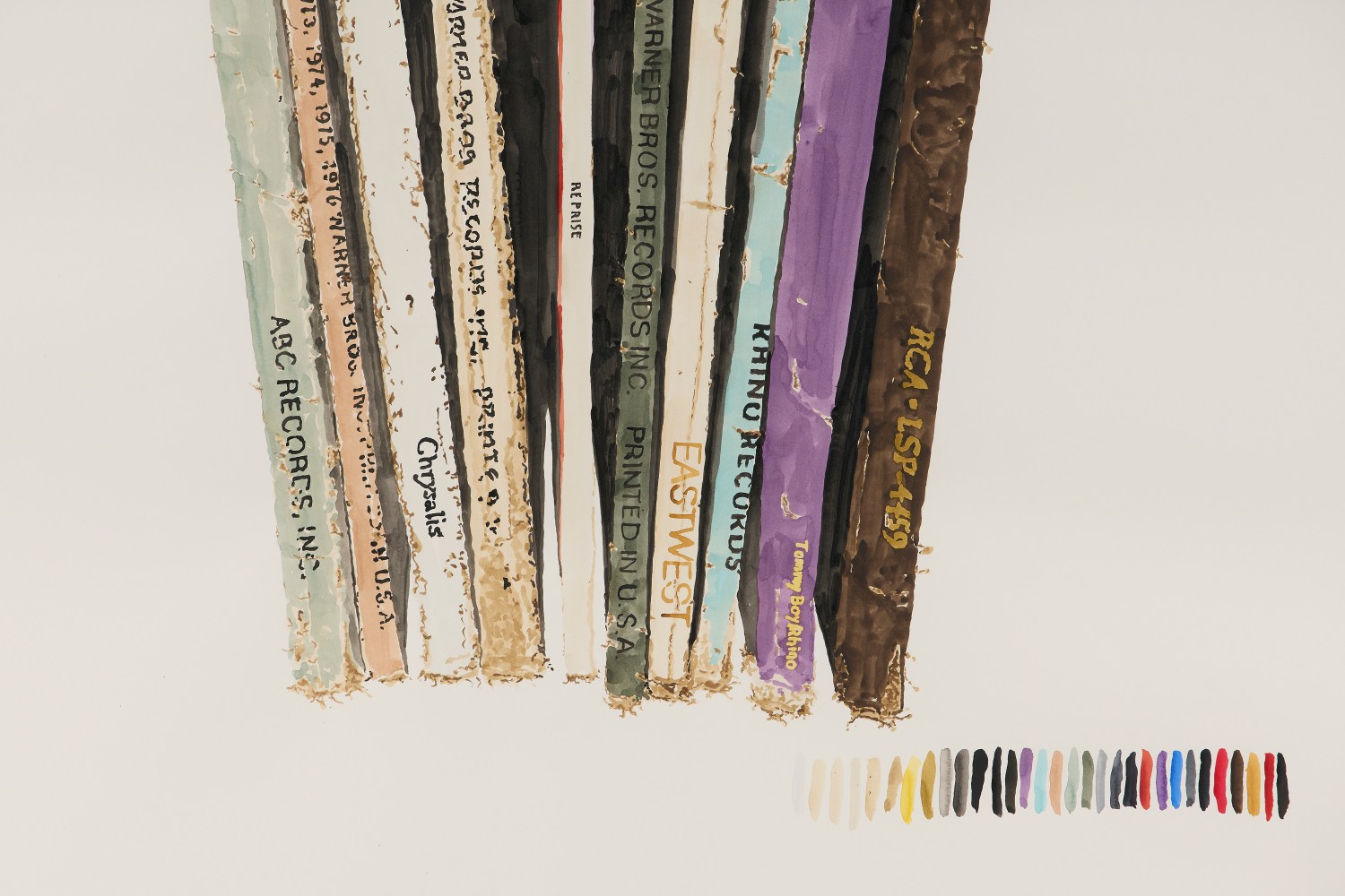 Dave Muller: Bay Area Music Village - - Exhibitions - Anthony Meier