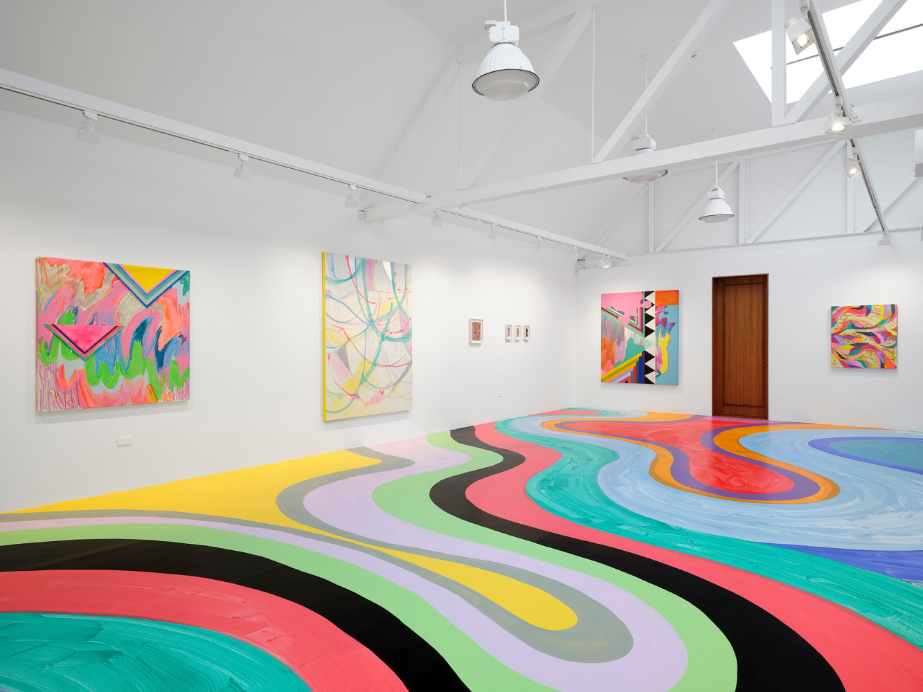 Sarah Cain "Quiet Riot" - - Exhibitions - Anthony Meier