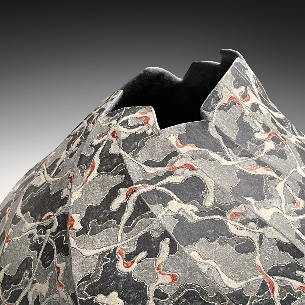 Wada Morihiro - 交滴文器 (Kōtekimonki); Entwining Pattern Vessel - Artworks ...