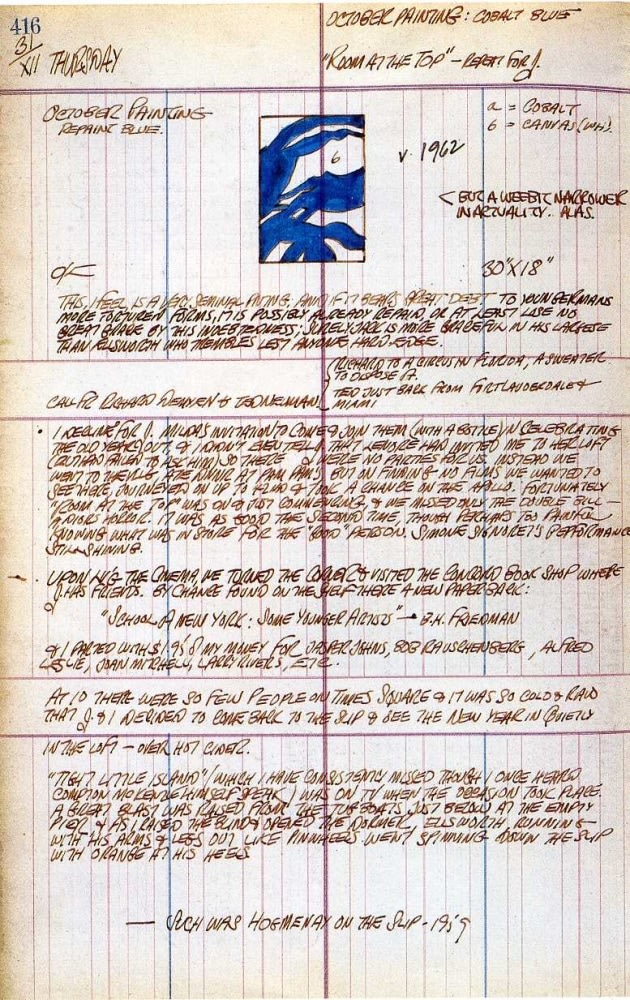 December 31, 1959 - - Journals - Robert Indiana