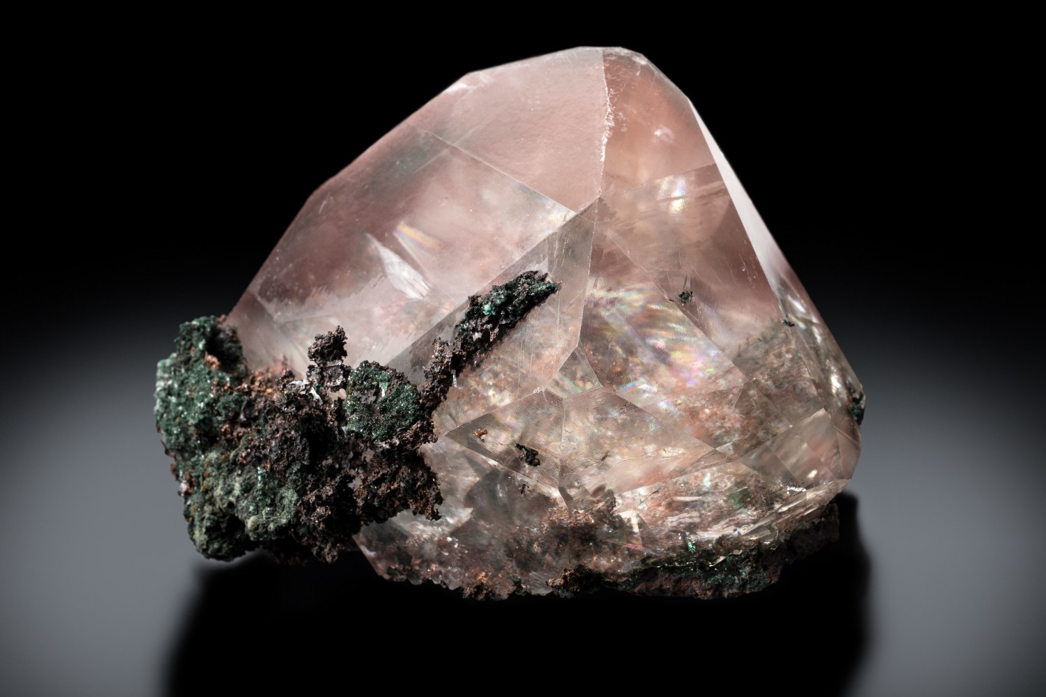 Calcite with Copper Inclusions - Tamarack Mine, Calumet Township ...