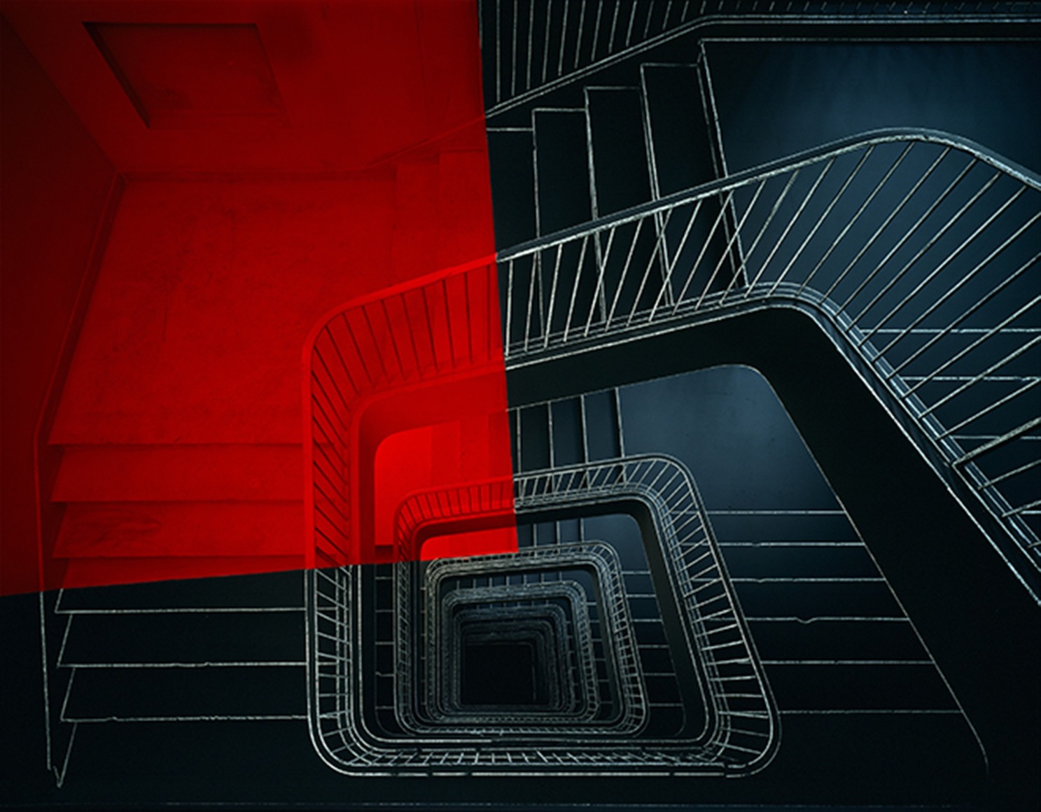 Georges Rousse’s art photography - Anamorphic optical illusions