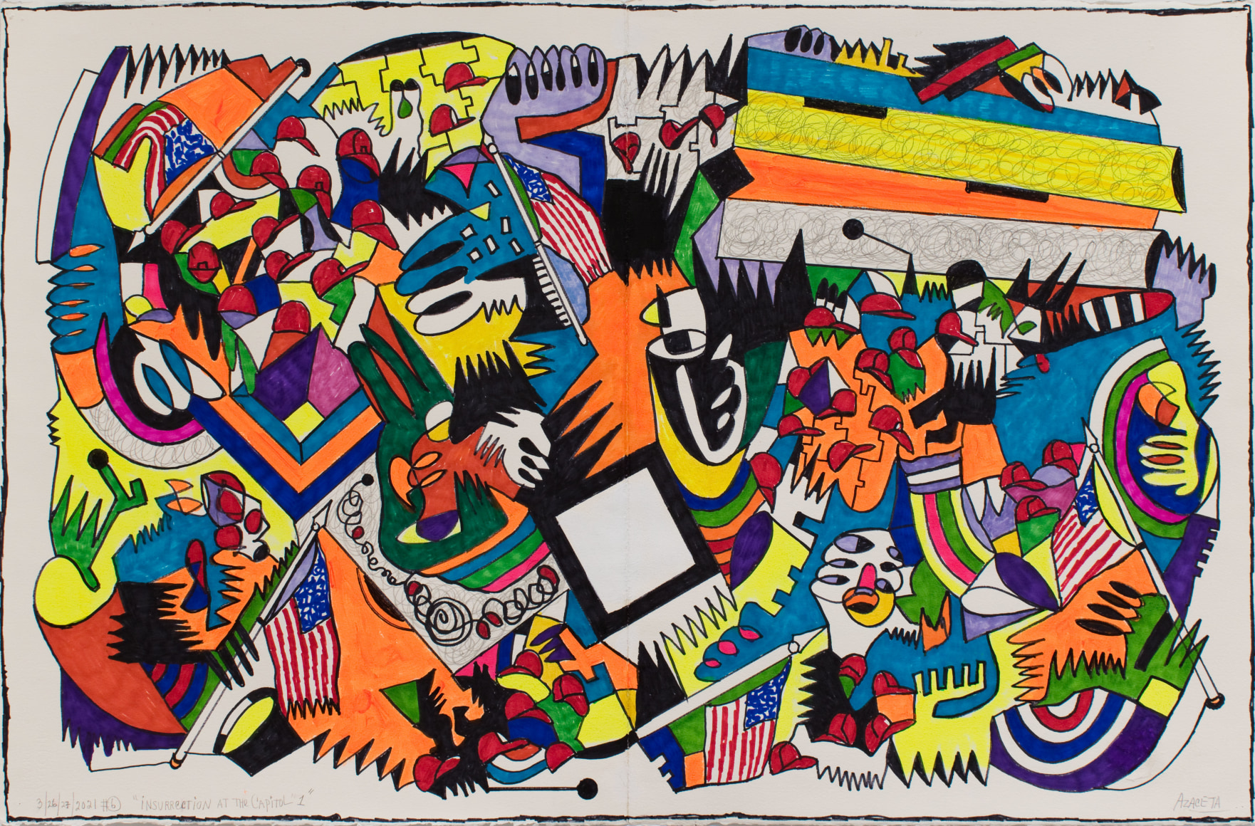 Luis Cruz Azaceta - Artists - George Adams Gallery