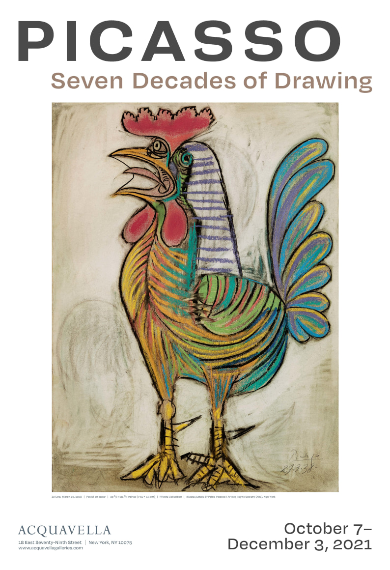 PICASSO: Seven Decades of Drawing - Poster - Publications - Acquavella ...