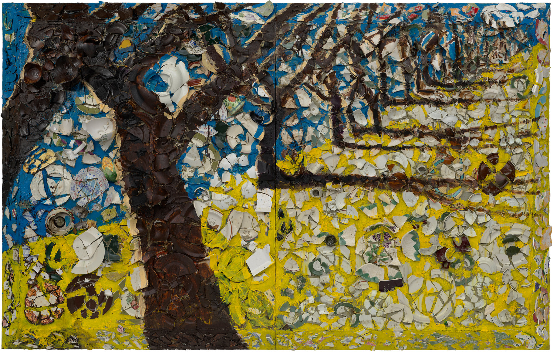 Julian Schnabel - Van Gogh's Trees of Home for Peter Beard 2020 ...