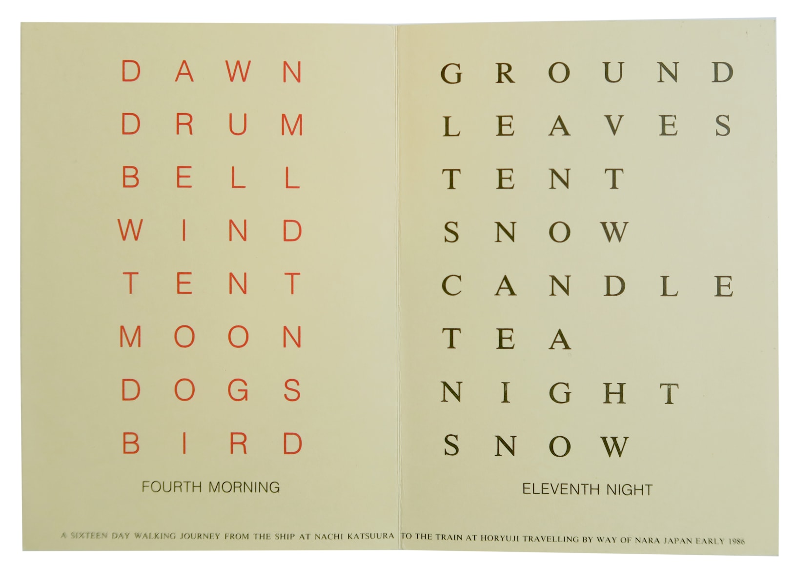 Hamish Fulton - Shop - Alternate Projects