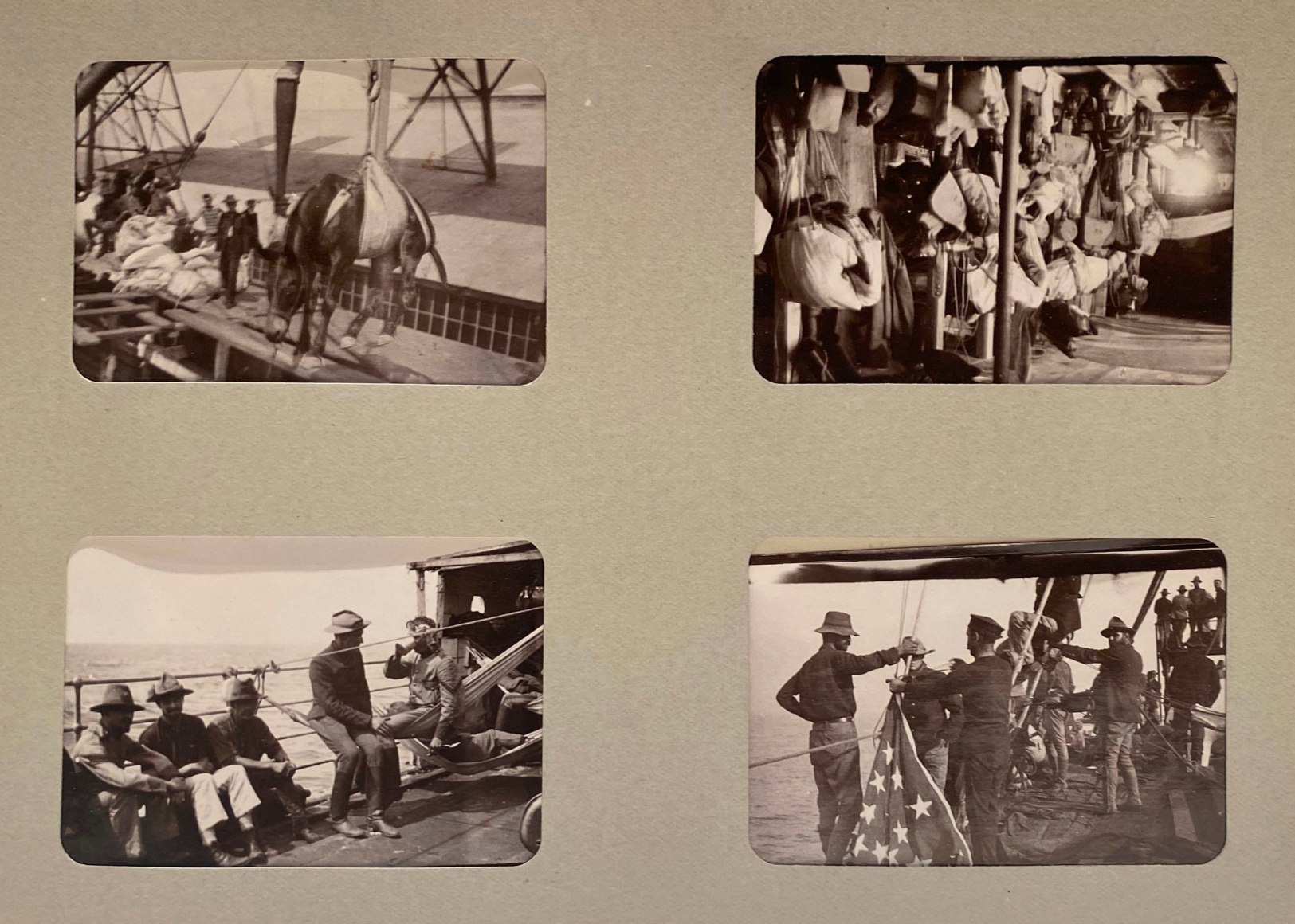 RARE ALBUM OF PUERTO RICO SPANISH AMERICAN WAR PHOTOGRAPHS, 1898 ...