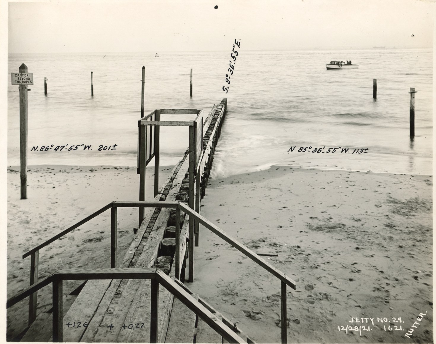 EDWARD RUTTER PHOTOS OF CONSTRUCTION OF CONEY ISLAND BEACH’S JETTY IN ...