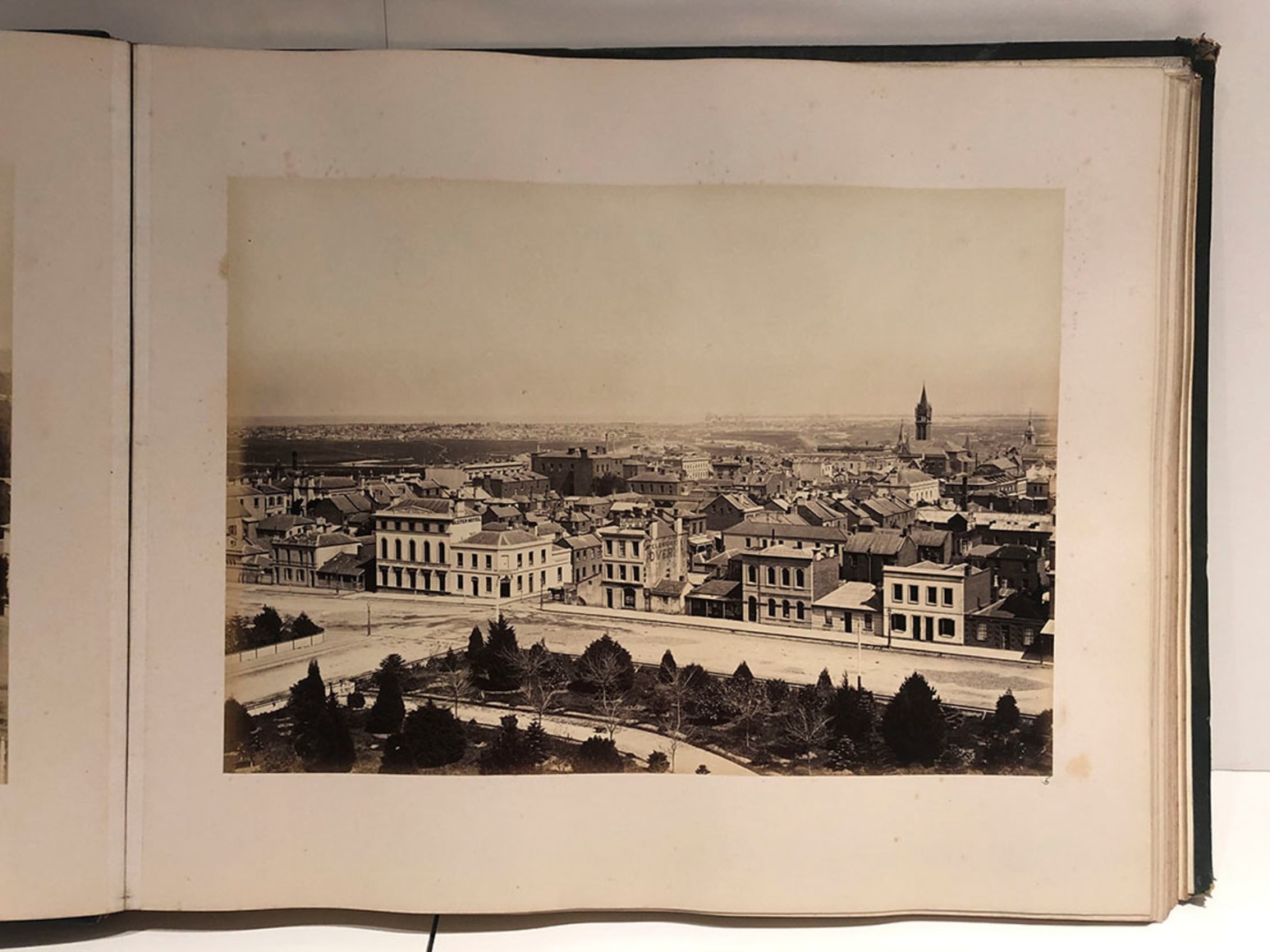 LARGE VIEWS IN VICTORIA ALBUM C. 1860 - A large album gilt-stamped ...