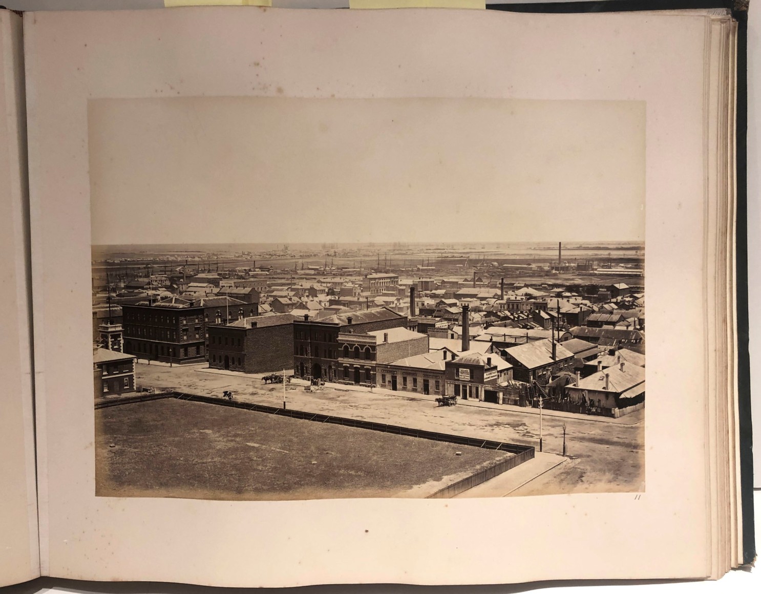LARGE VIEWS IN VICTORIA ALBUM C. 1860 - A large album gilt-stamped ...