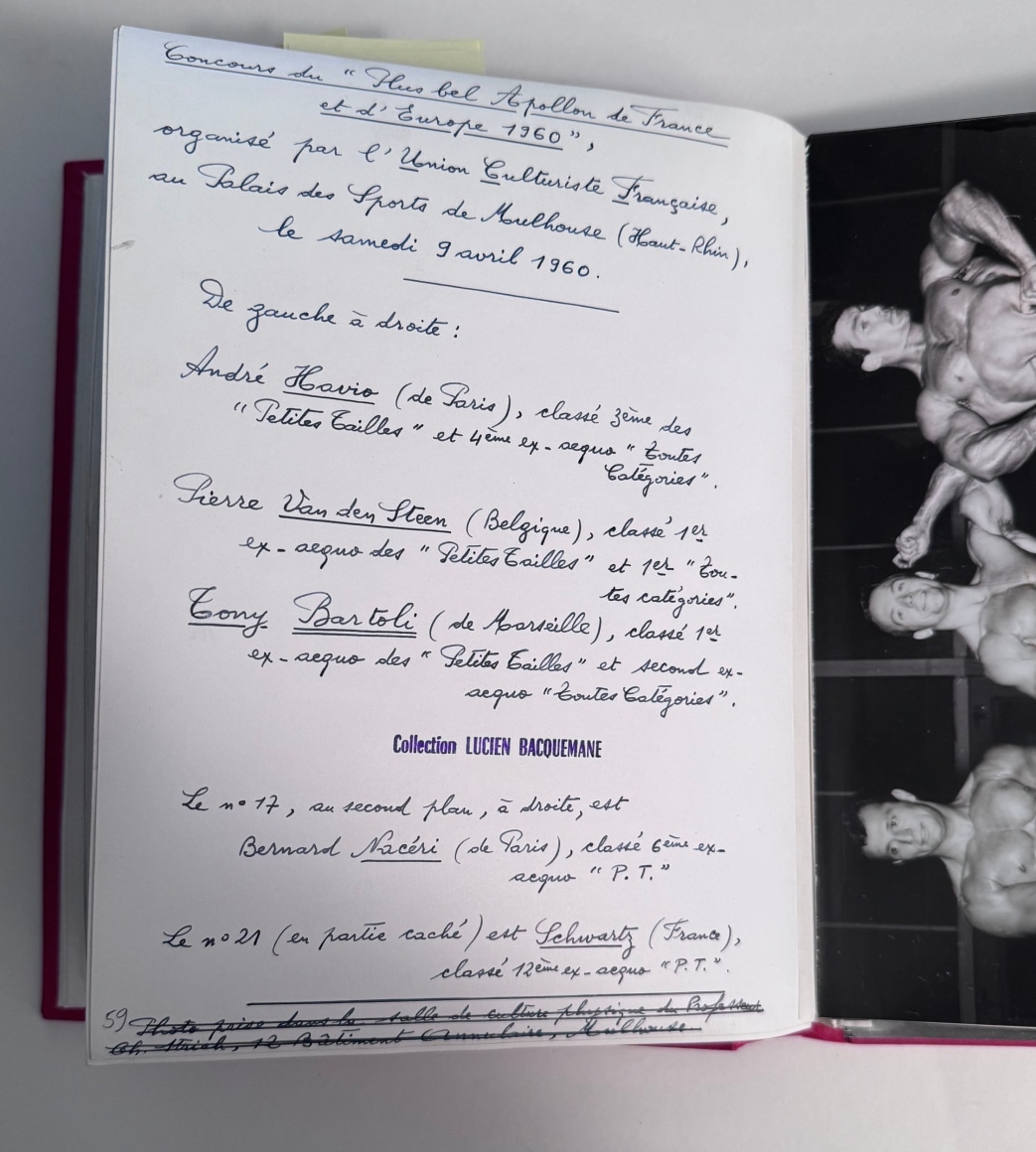 BODY BUILDING PHOTOGRAPH ALBUM 1959-1961 - “Athletes 1959-1961 ...