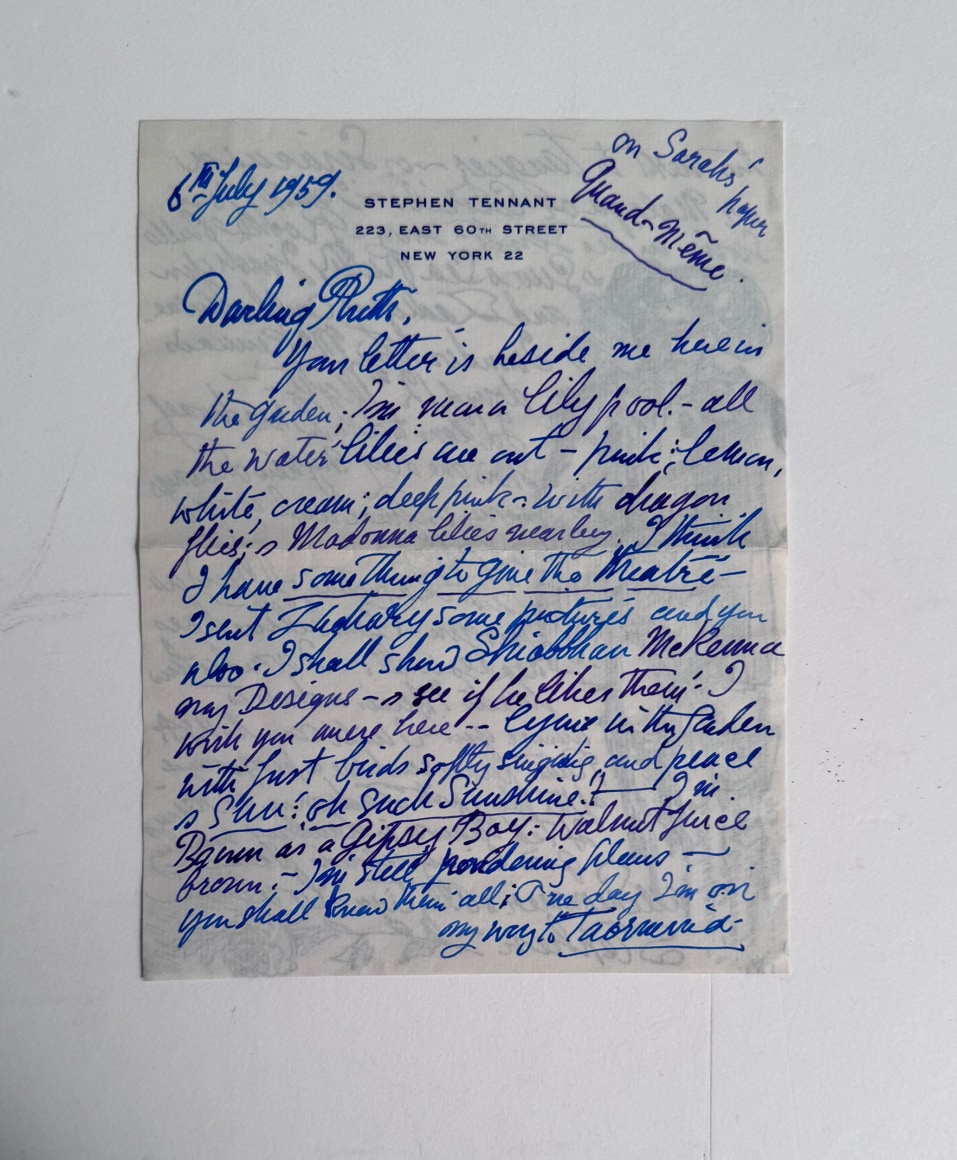 STEPHEN TENNANT LETTERS - 41 autograph letters signed (‘Stephen’ or ‘S ...