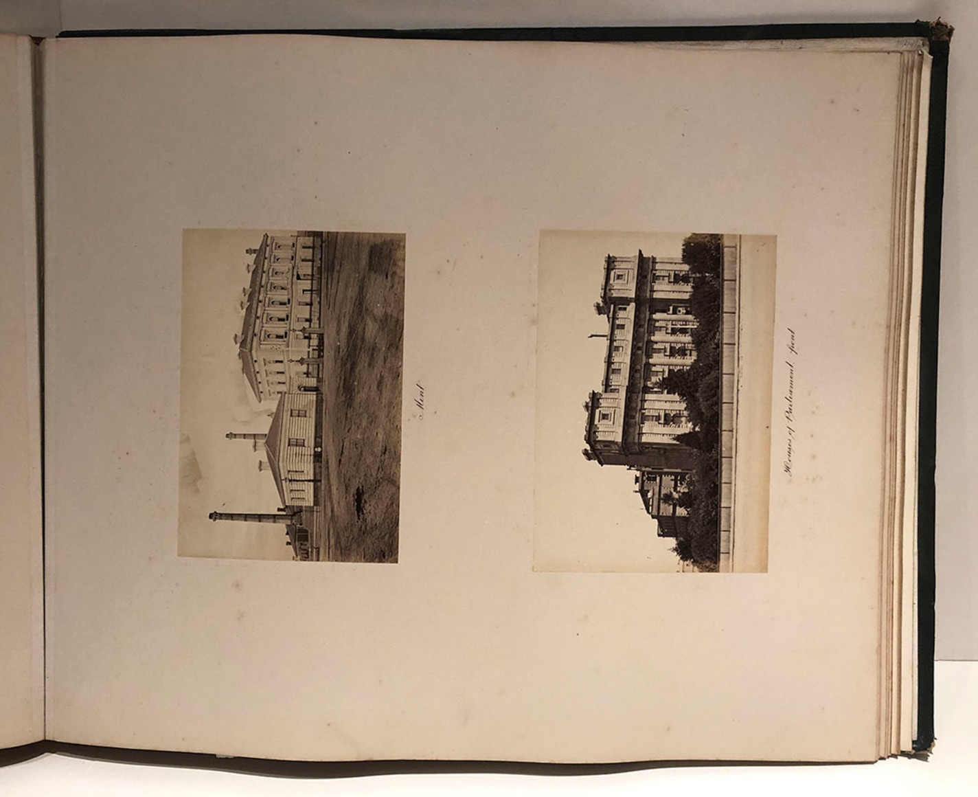 LARGE VIEWS IN VICTORIA ALBUM C. 1860 - A large album gilt-stamped ...