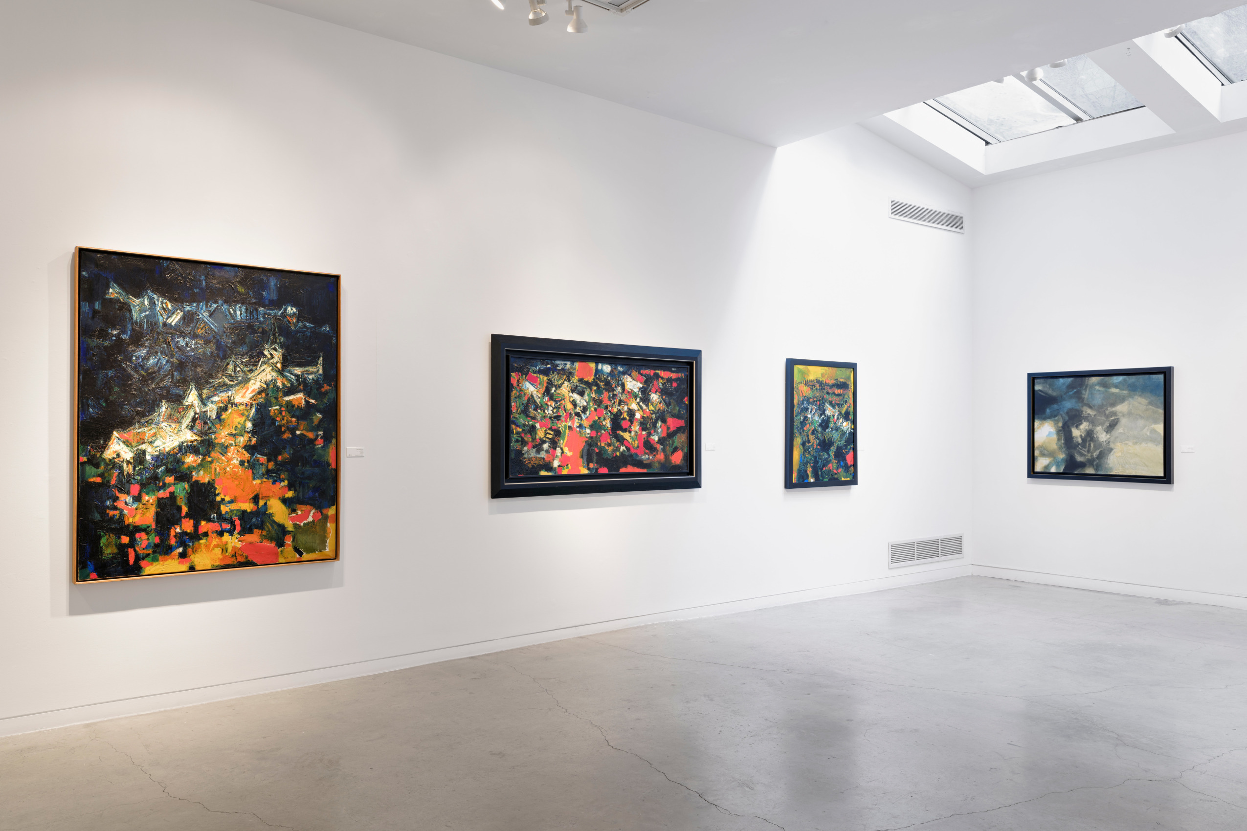 S. H. Raza - Raza + America - Exhibitions - Aicon Art