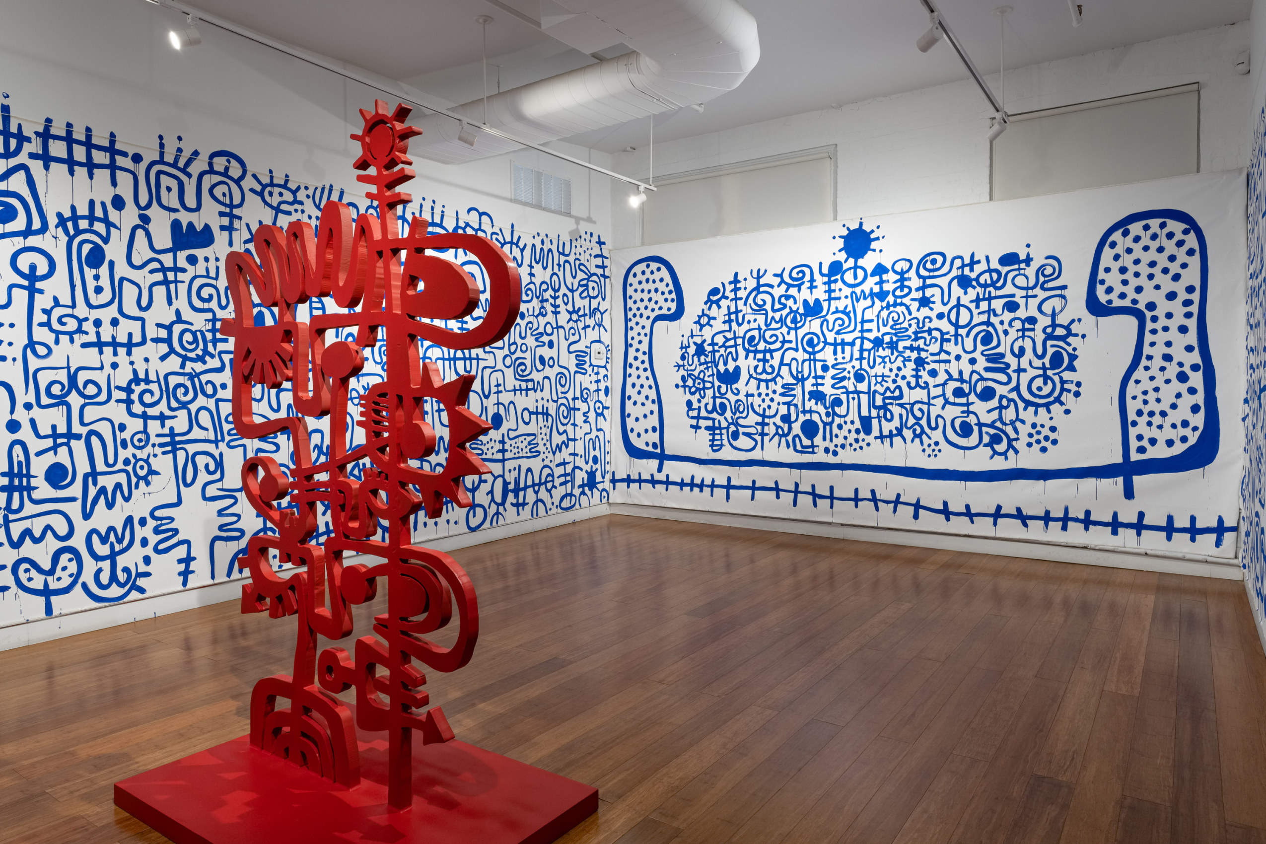 Victor Ekpuk - Marks and Objects - Exhibitions - Aicon Art