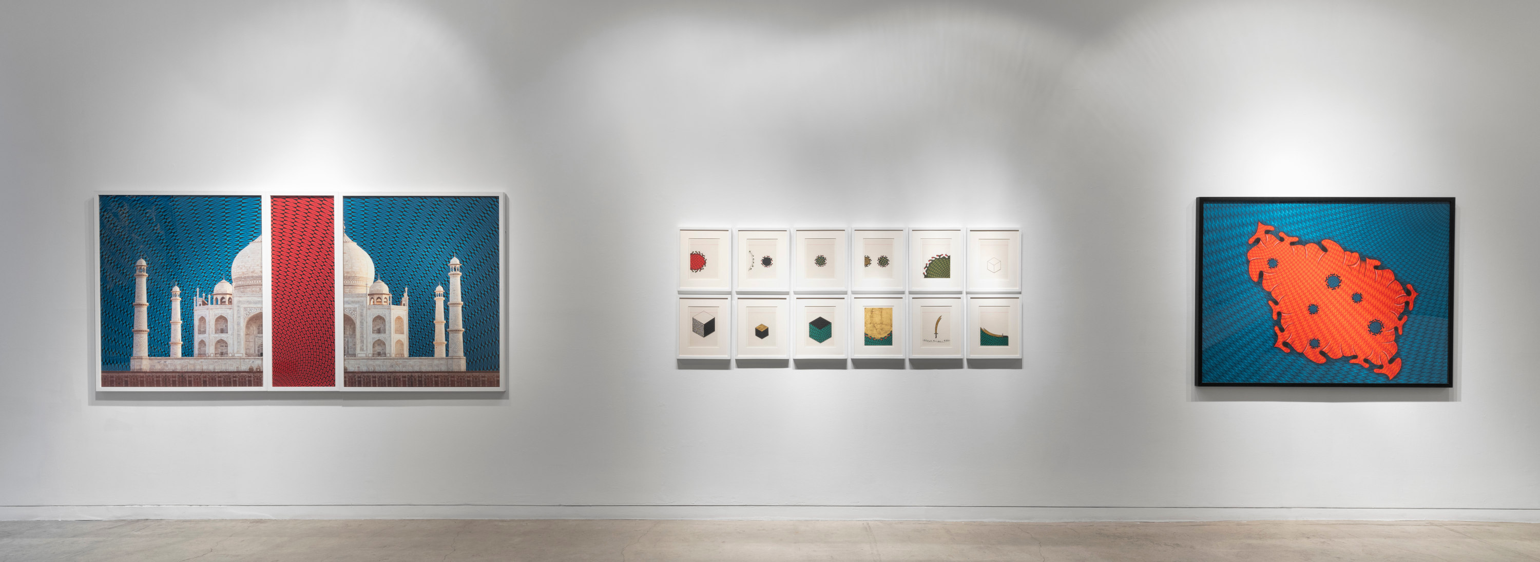 Aisha Khalid - At the Circle's Center - Exhibitions - Aicon Art