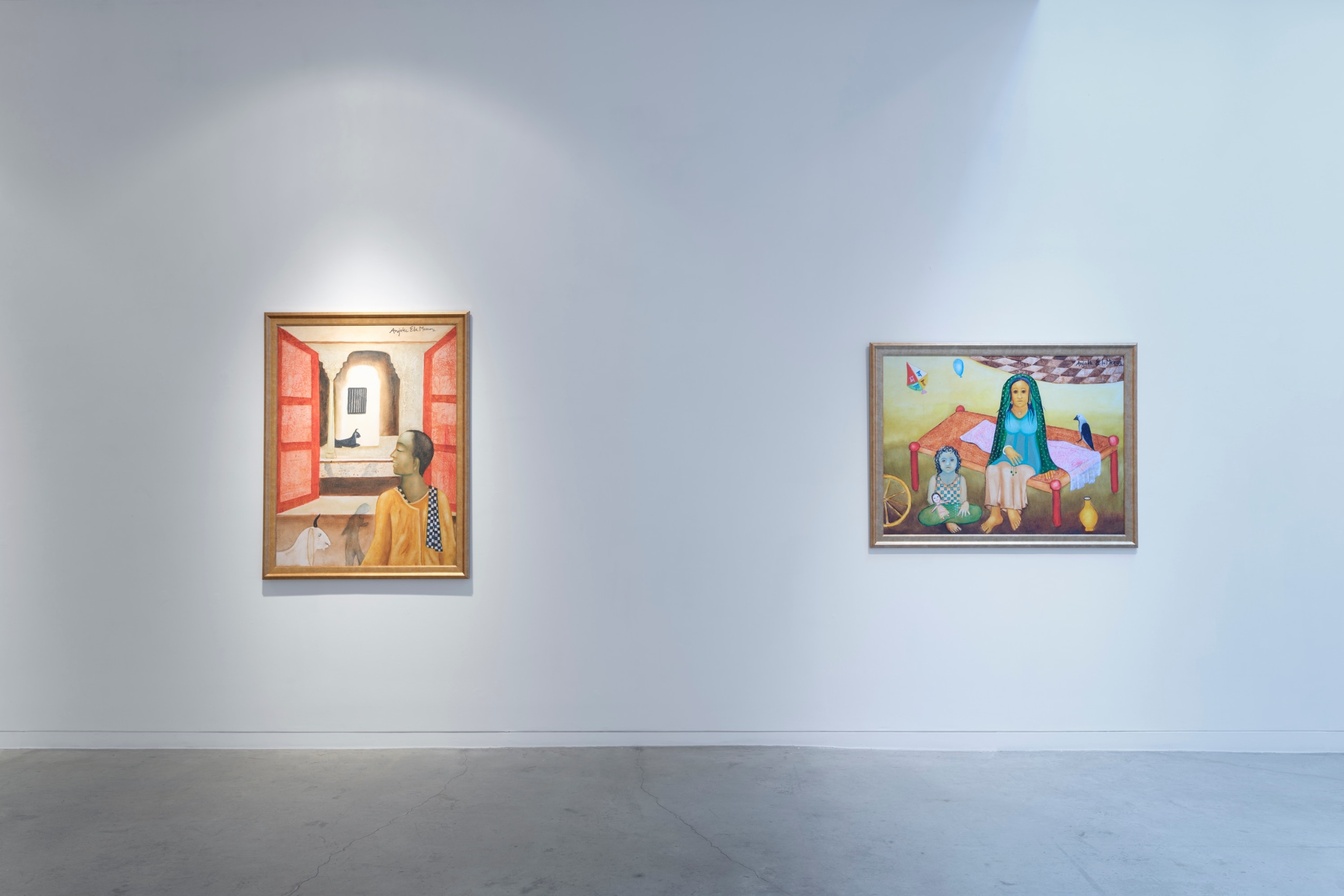 Anjolie Ela Menon - By the River - Exhibitions - Aicon Art