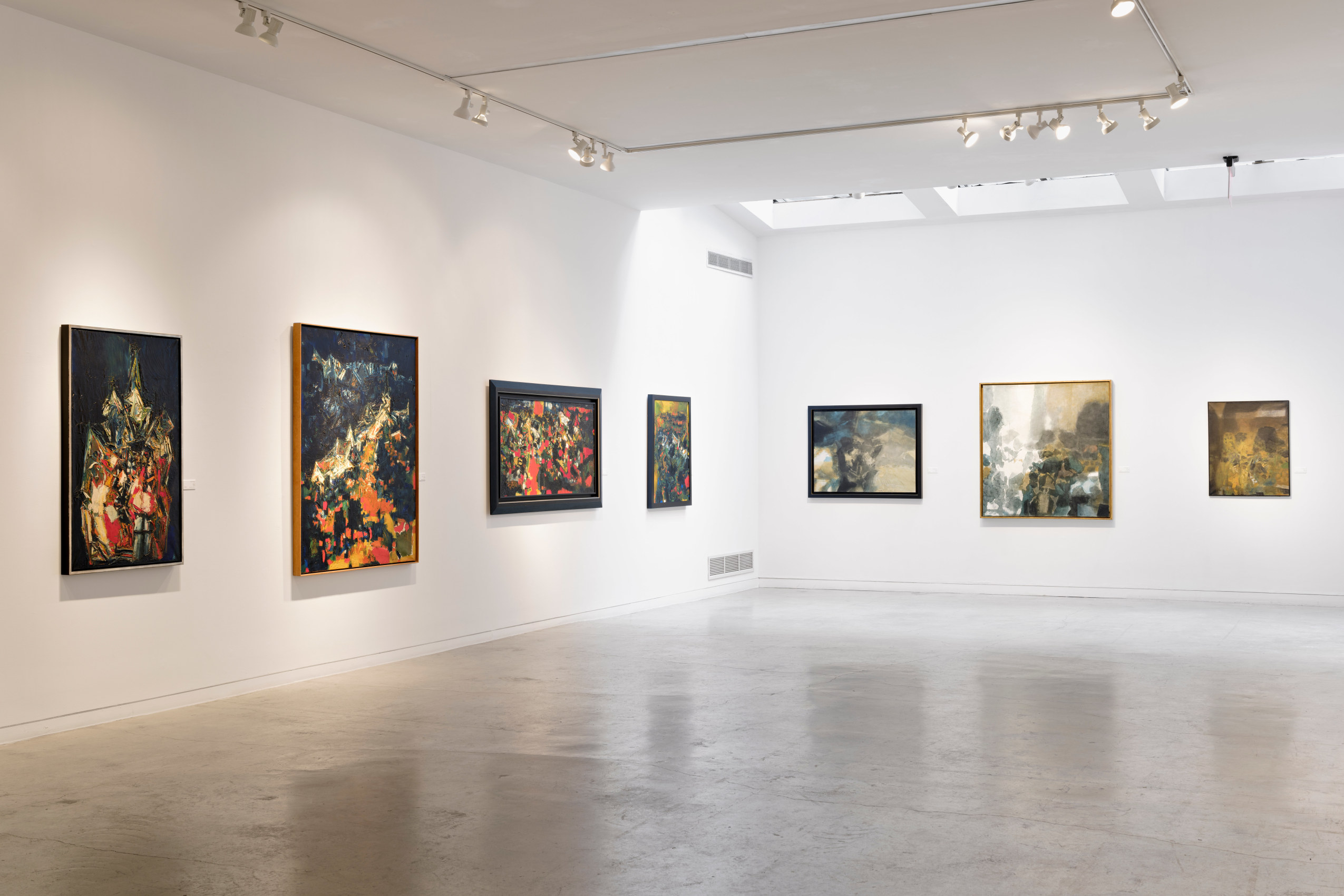 S. H. Raza - Raza + America - Exhibitions - Aicon Art