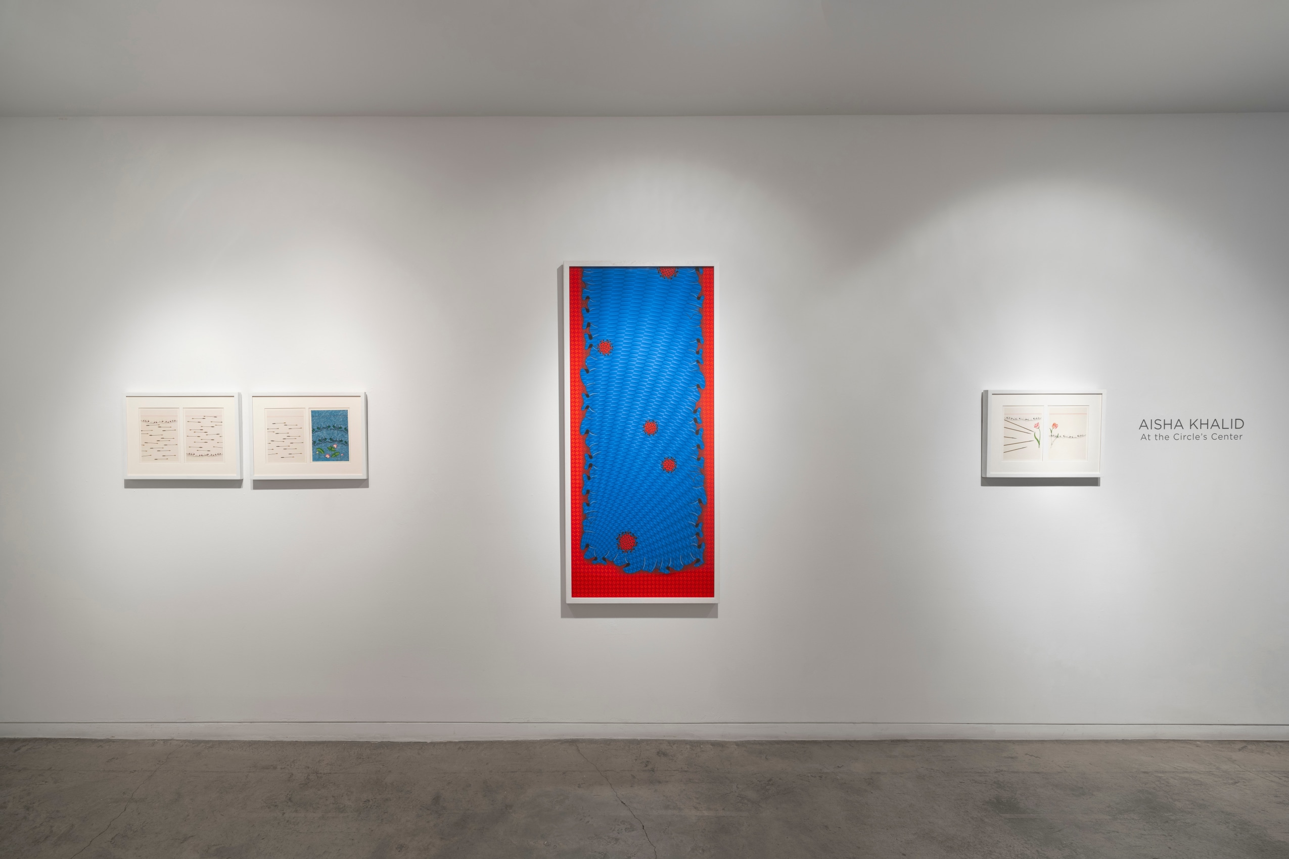 Aisha Khalid - At the Circle's Center - Exhibitions - Aicon Art