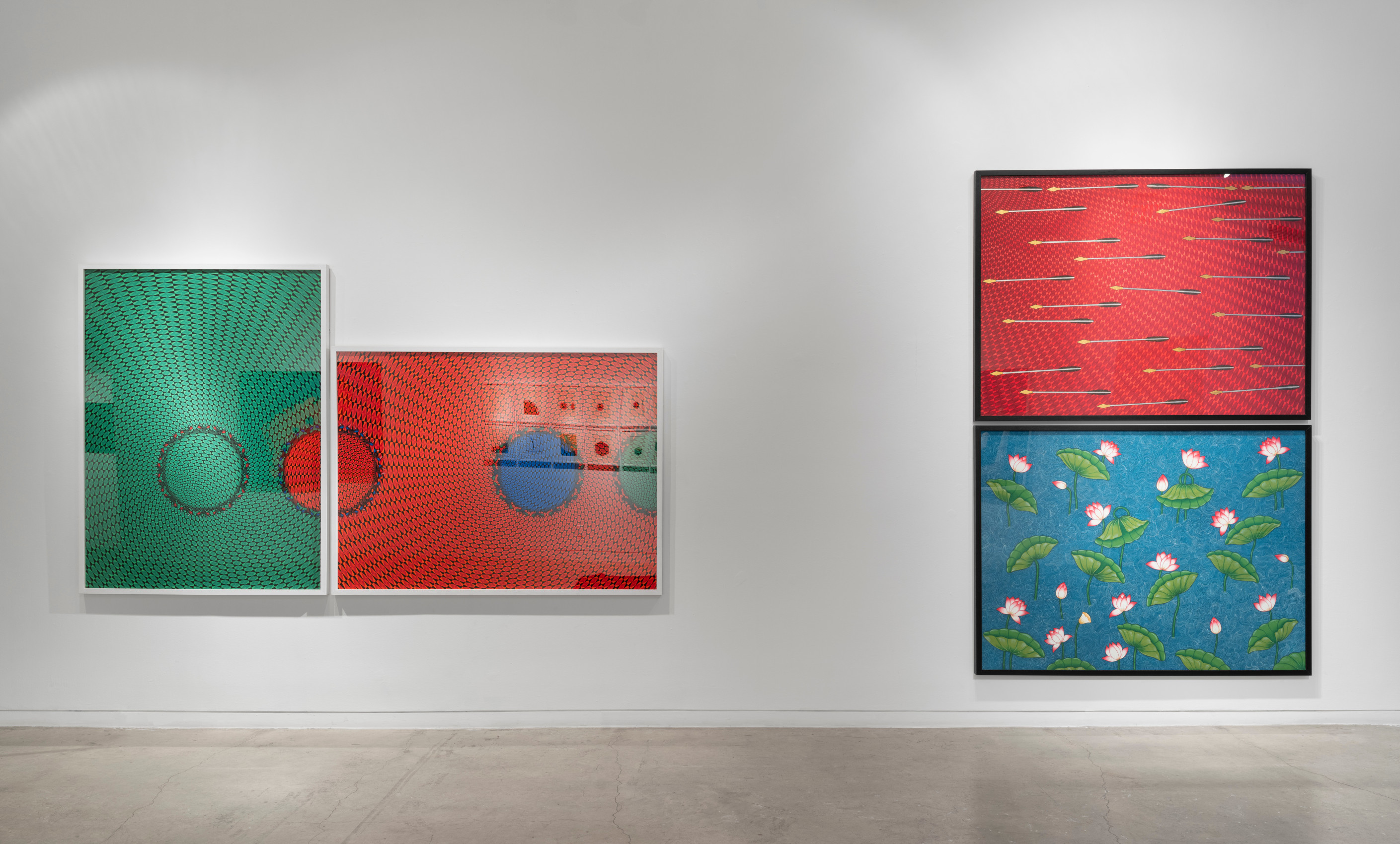 Aisha Khalid - At the Circle's Center - Exhibitions - Aicon Art