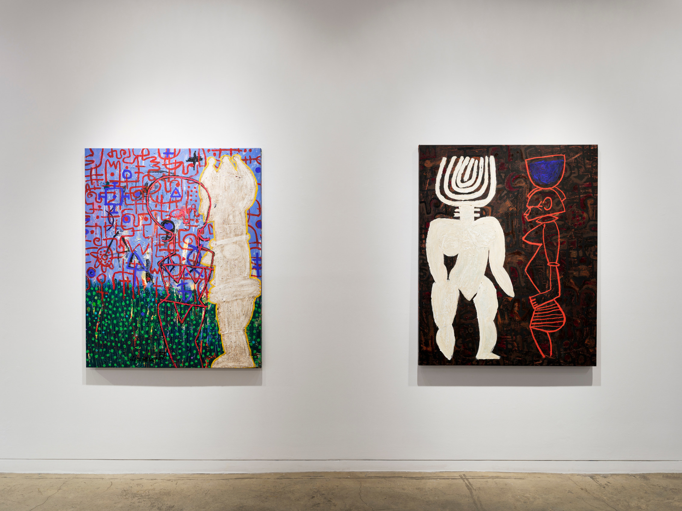 Victor Ekpuk - I am My Ancestor's Essence - Exhibitions - Aicon Art