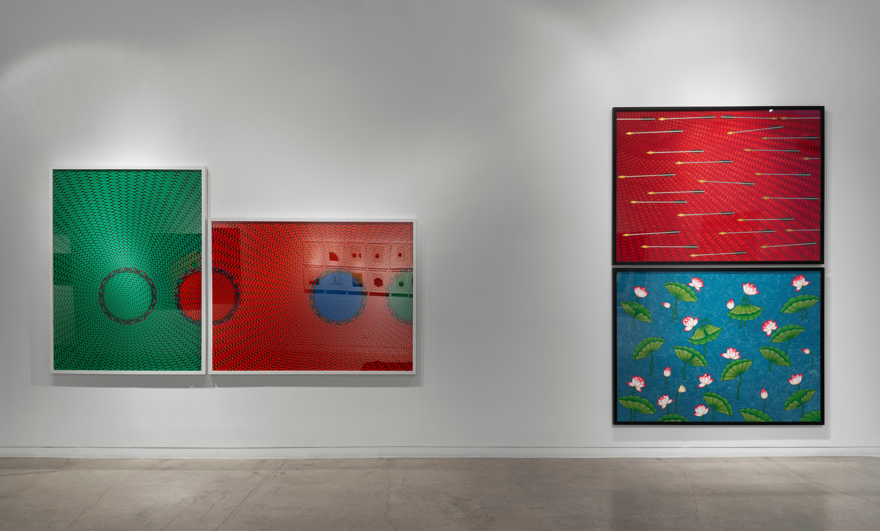 Aisha Khalid - At the Circle's Center - Exhibitions - Aicon Art