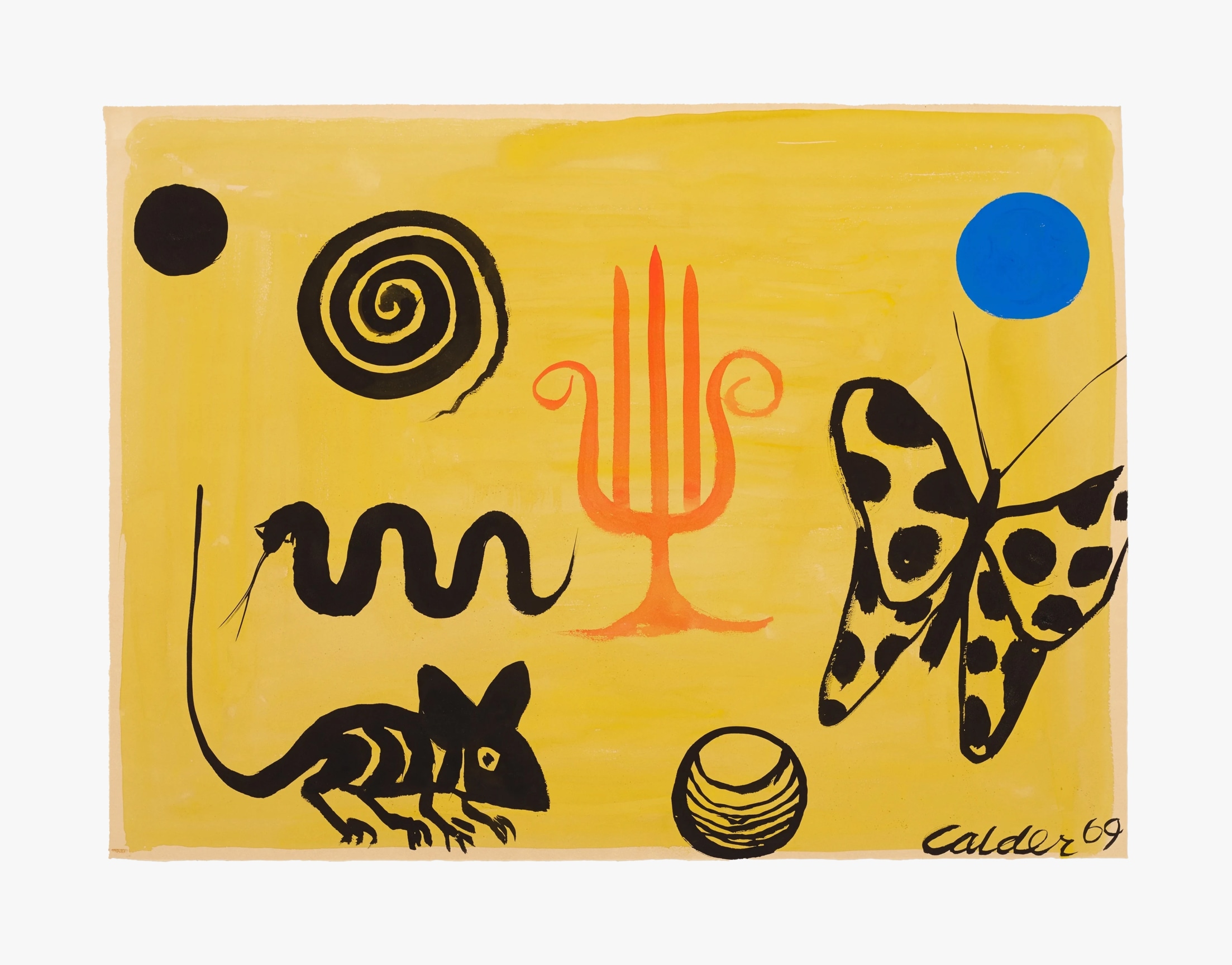 Vanuatu Totems & Calder Gouaches