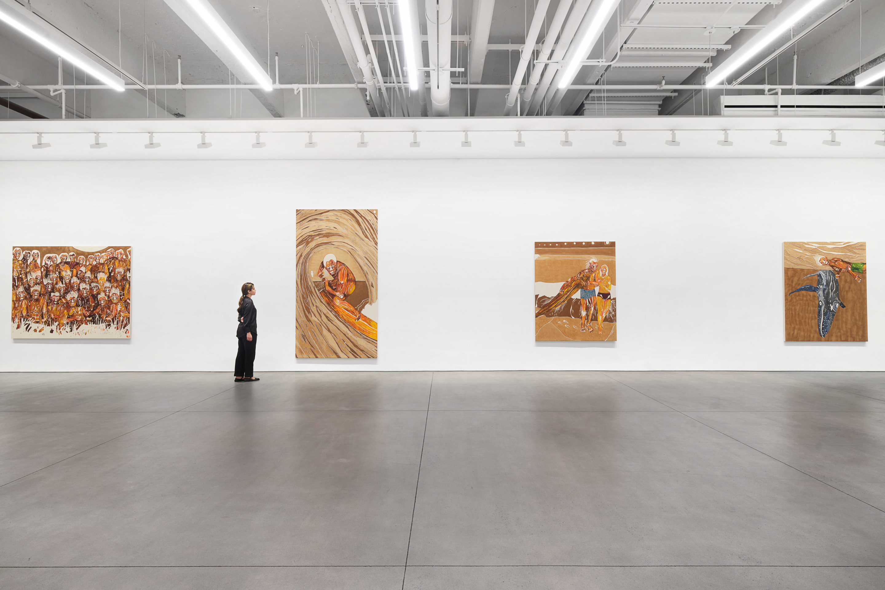 Chase Hall - The Bathers - Exhibitions - David Kordansky Gallery