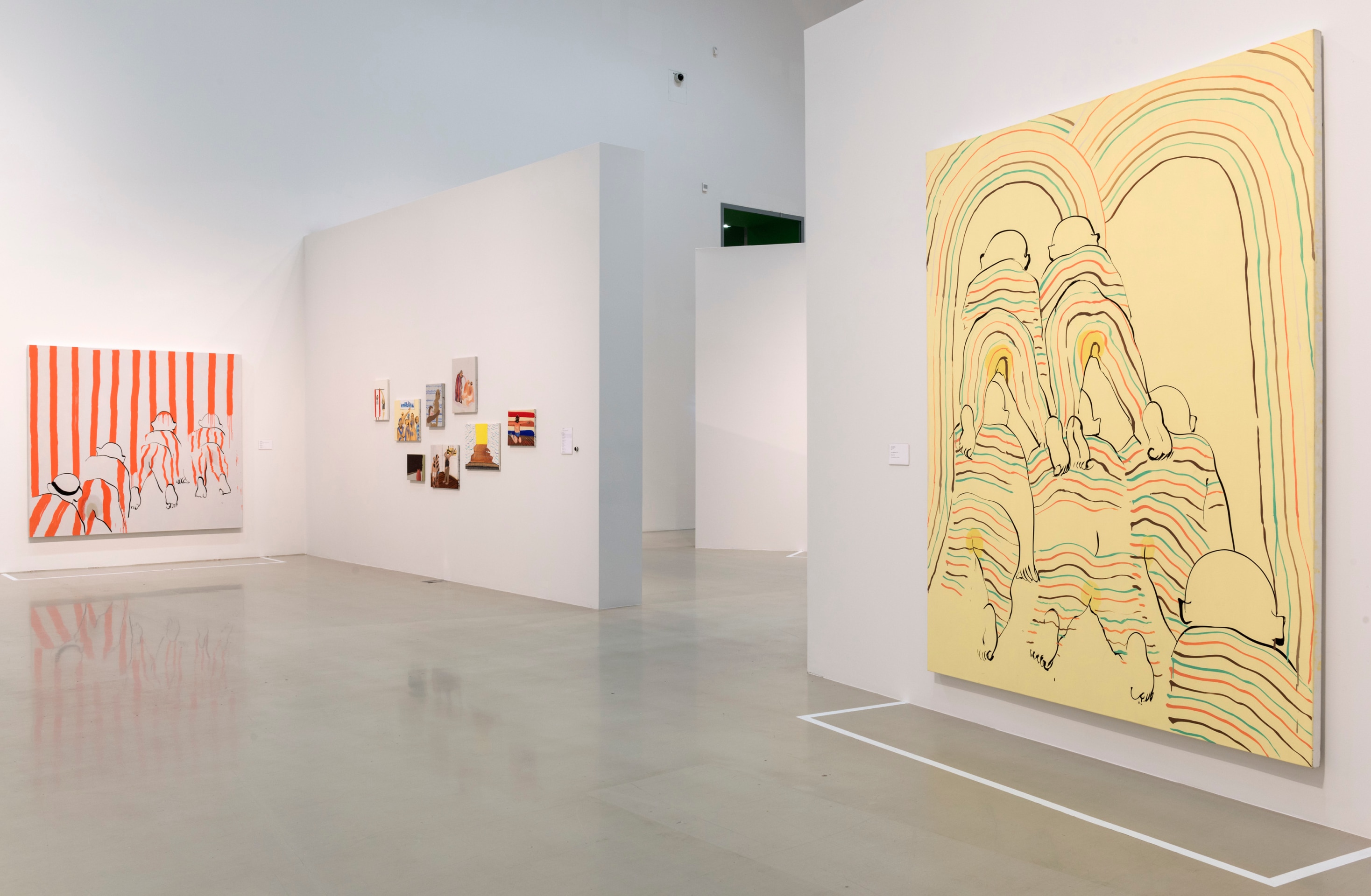 Tala Madani - Rip Image - Public Exhibitions - David Kordansky Gallery