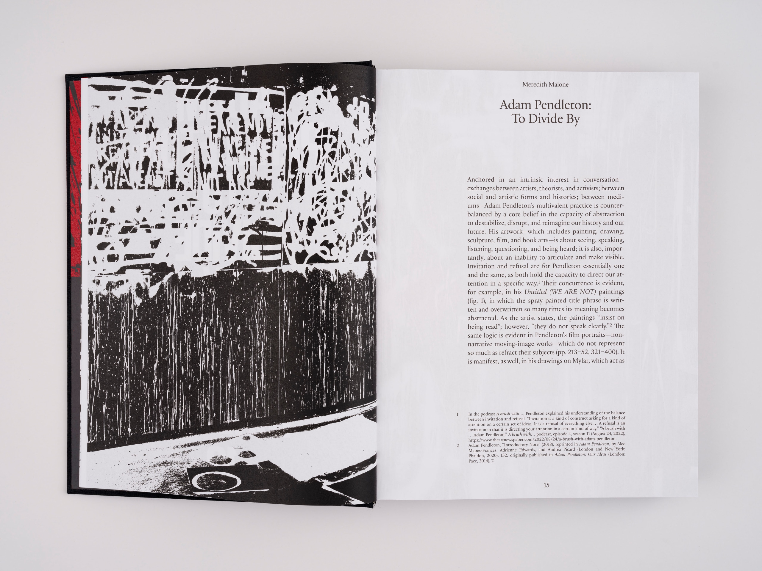 Adam Pendleton - To Divide By - Publications - David Kordansky Gallery