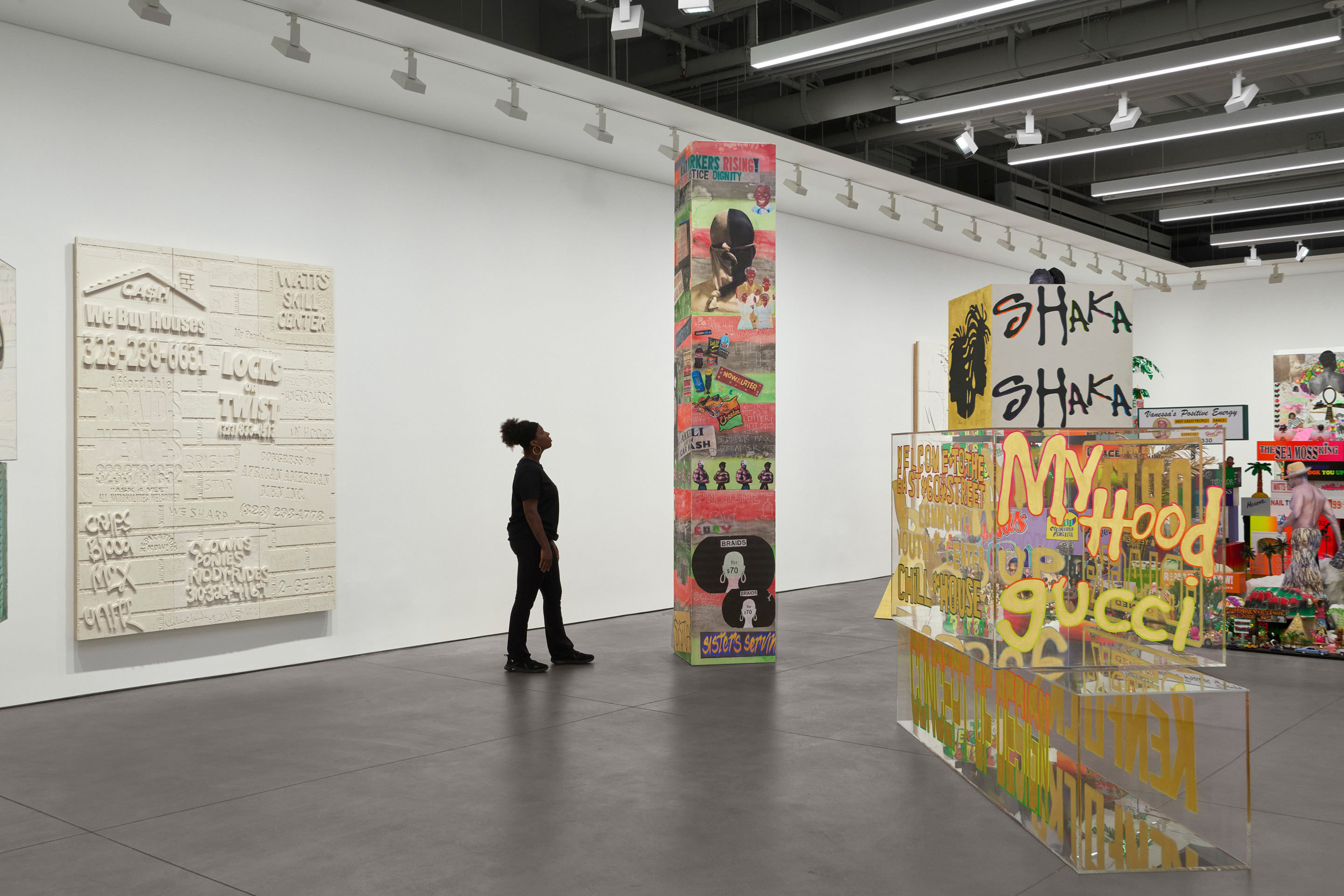 Lauren Halsey - - Exhibitions - David Kordansky Gallery